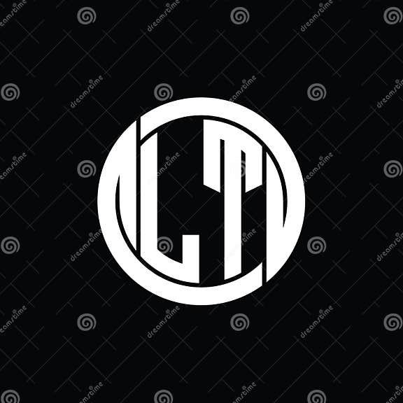 LT Logo Monogram Shield Inside Circle Shape Vector Images Design ...