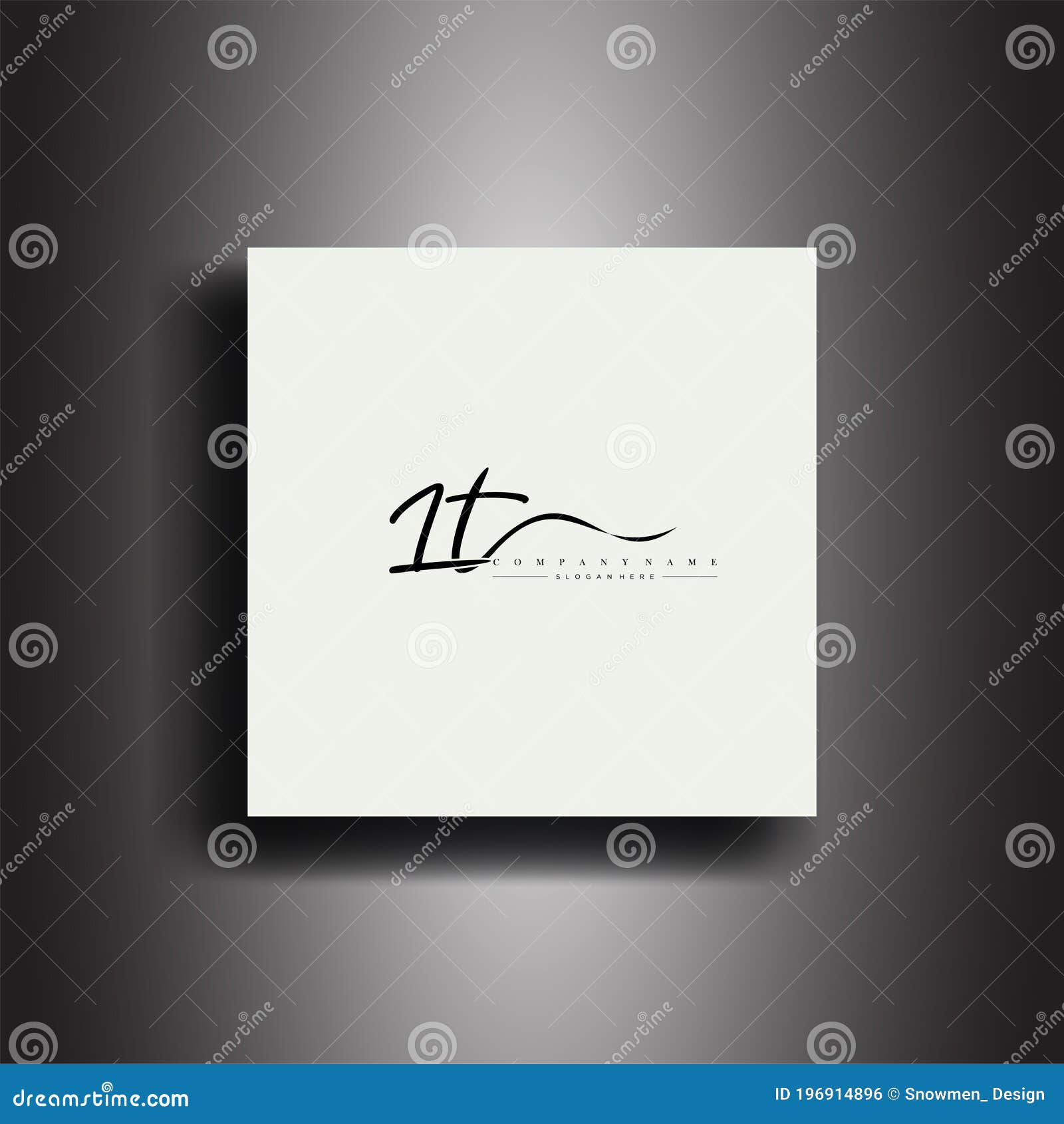LT Signature Style Monogram.Calligraphic Lettering Icon and Handwriting ...