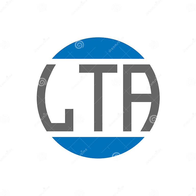 LTA Letter Logo Design on White Background. LTA Creative Initials ...