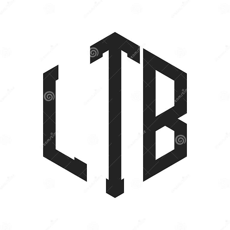 LTB Logo Design. Initial Letter LTB Monogram Logo Using Hexagon Shape ...