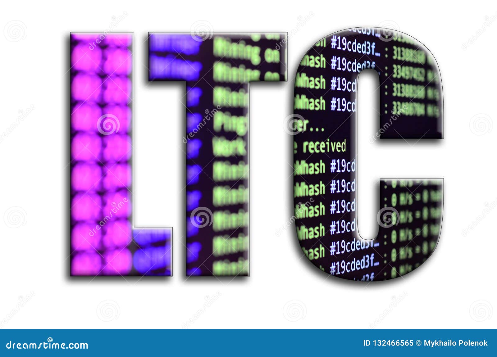 LTC. the Inscription Has a Texture of the Photography, Which Depicts ...