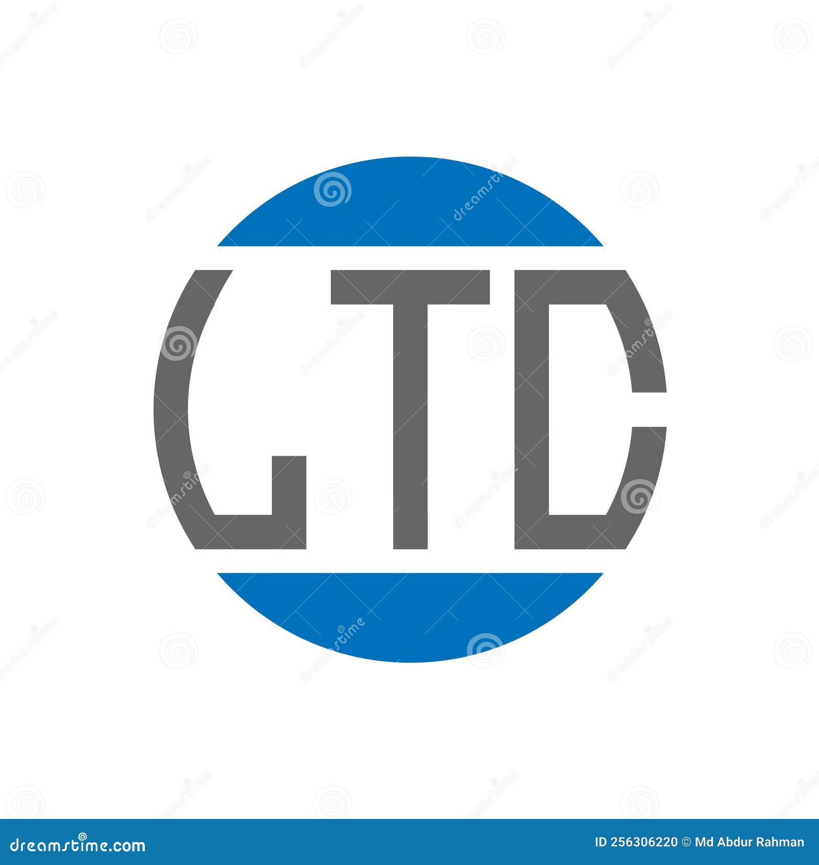LTC Letter Logo Design on White Background. LTC Creative Initials ...