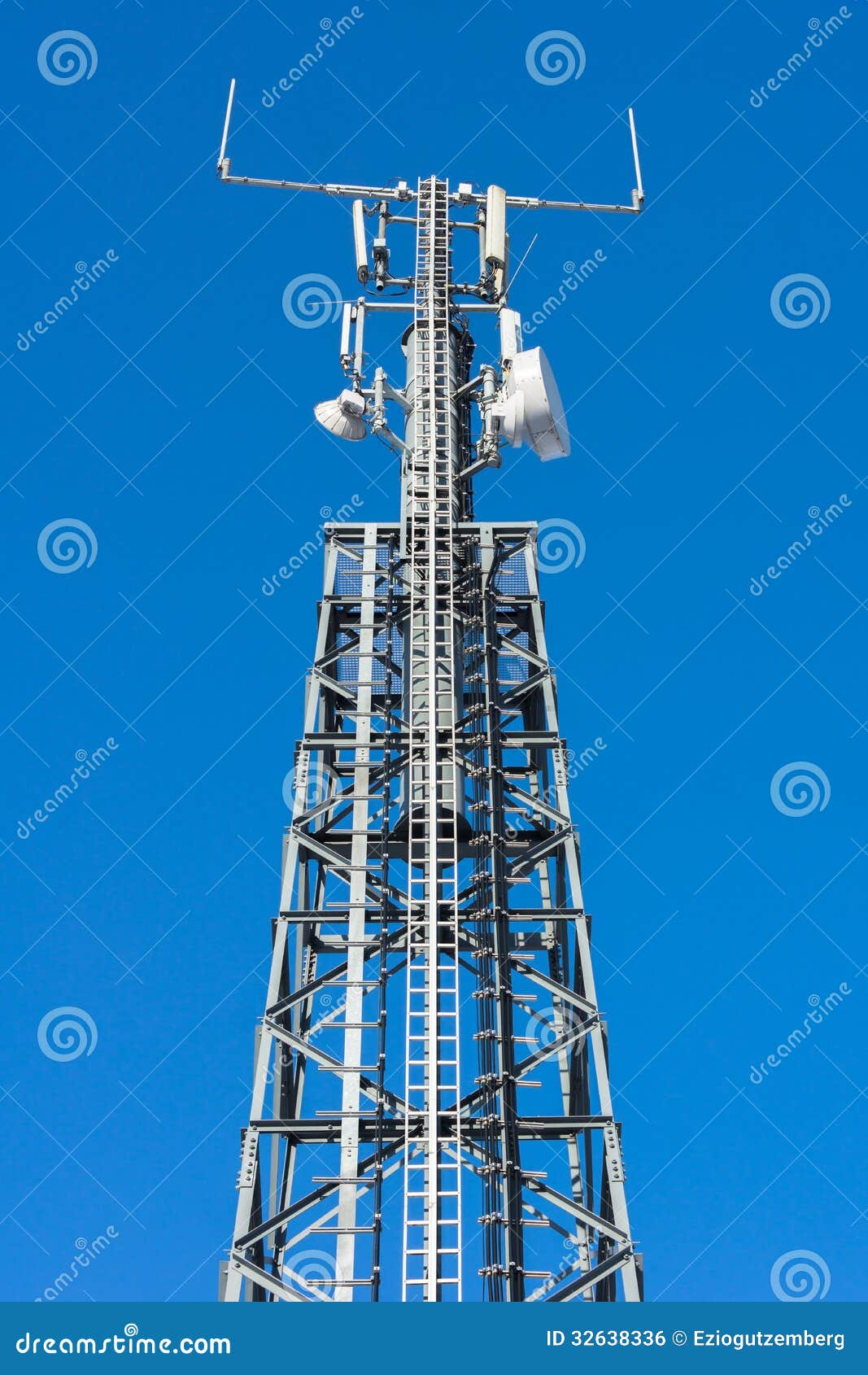 LTE Base Station stock photo. Image of tower, antenna - 32638336