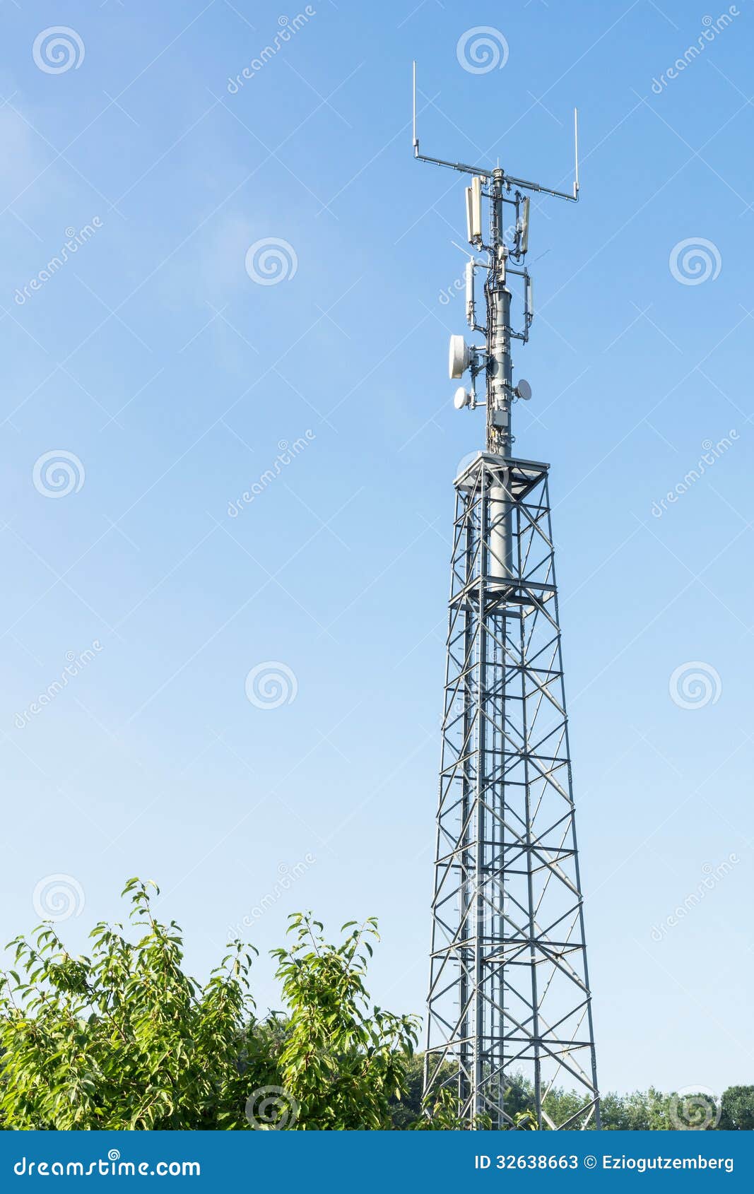 LTE Base Station stock image. Image of information, data - 32638663