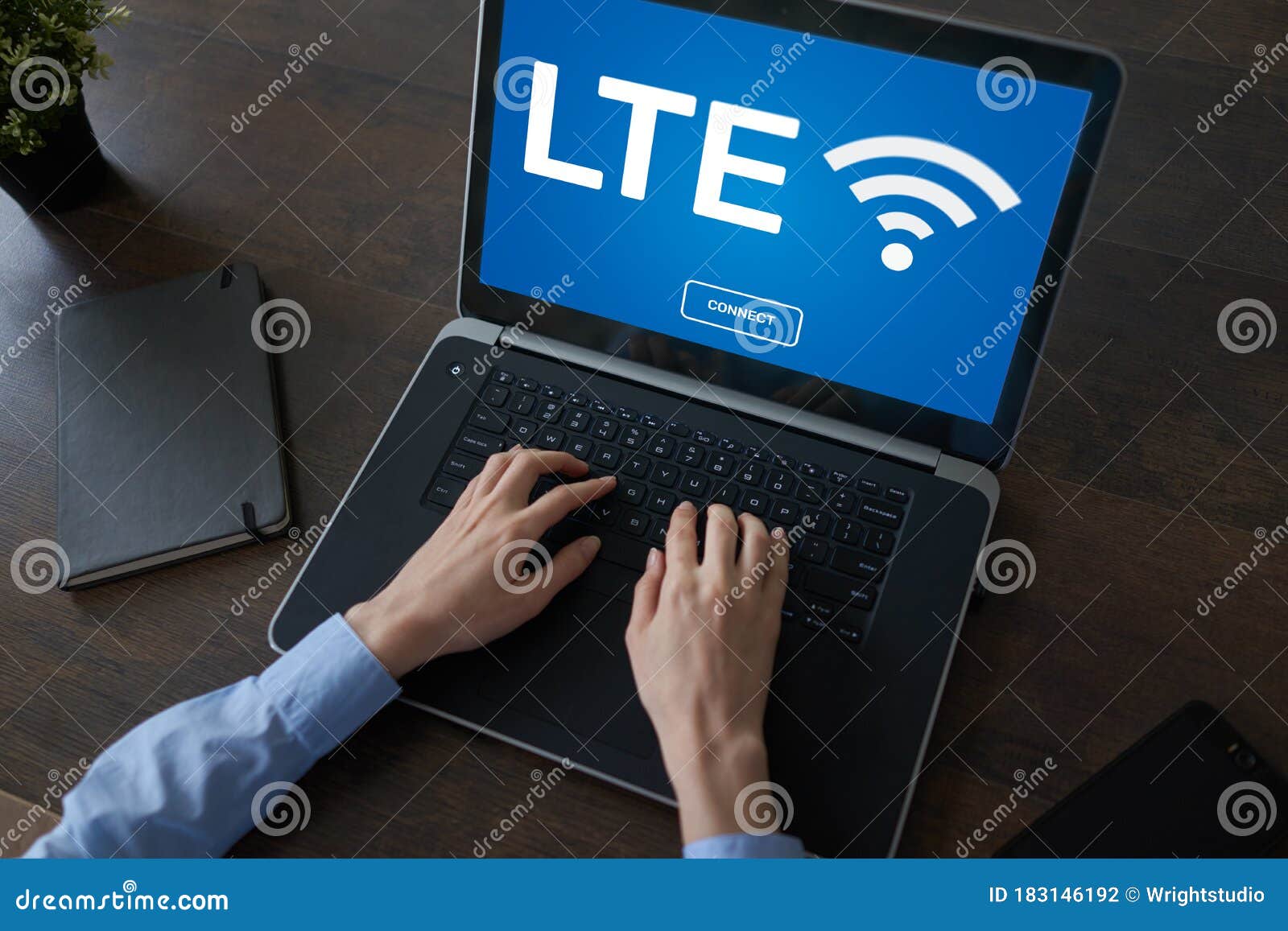 LTE, 4G, 5G Fast Wireless Internet Connection, Telecommunication and ...