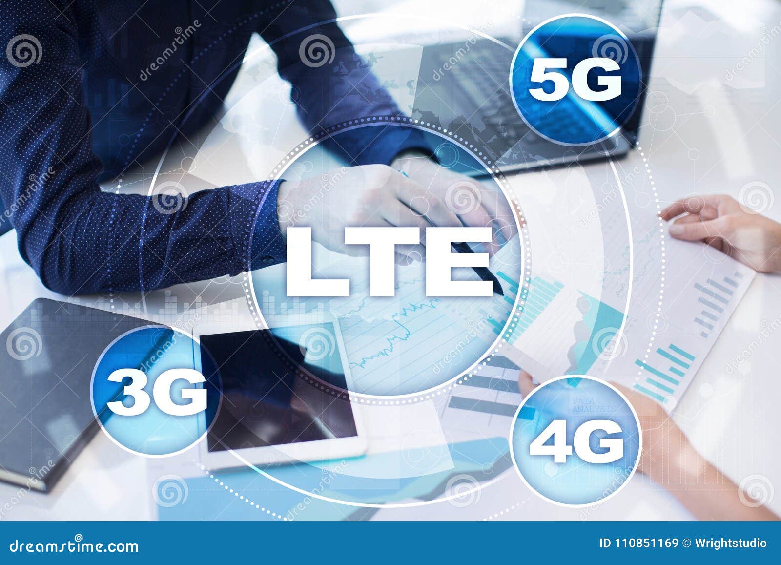 LTE Networks. 5G Mobile Internet and Technology Concept. Stock Image ...