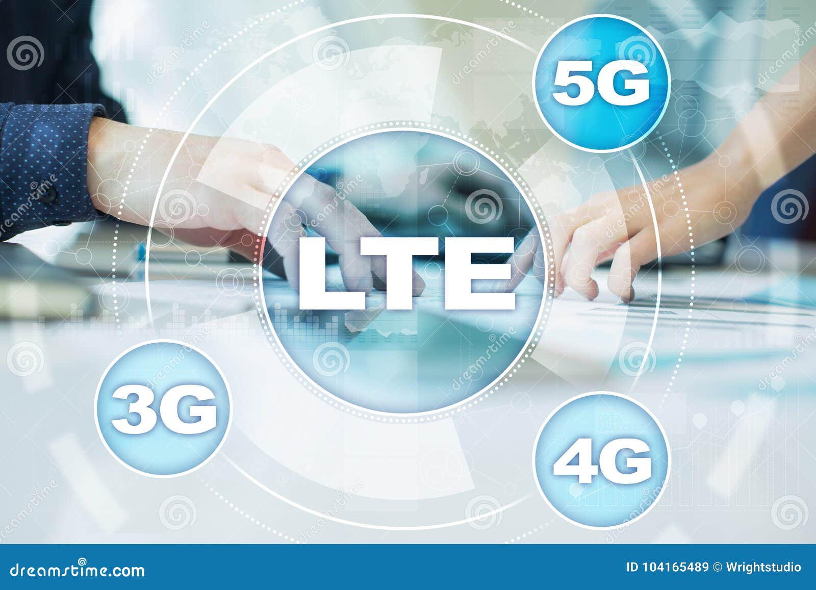 LTE Networks. 5G Mobile Internet and Technology Concept Editorial Stock ...