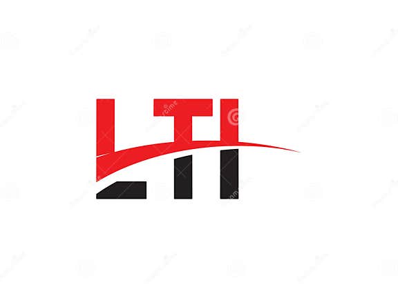 LTI Letter Initial Logo Design Stock Vector - Illustration of corporate ...
