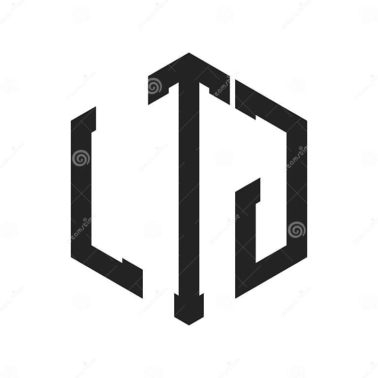 LTJ Logo Design. Initial Letter LTJ Monogram Logo Using Hexagon Shape ...