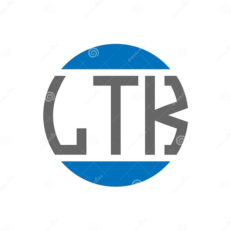 LTK Letter Logo Design on White Background. LTK Creative Initials ...