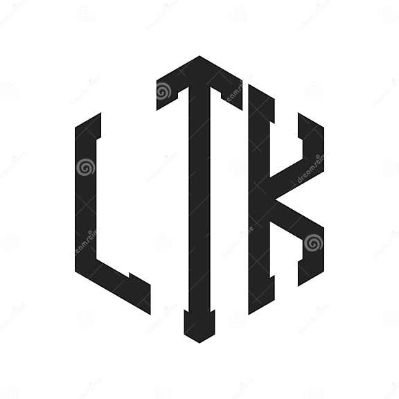 LTK Logo Design. Initial Letter LTK Monogram Logo Using Hexagon Shape ...