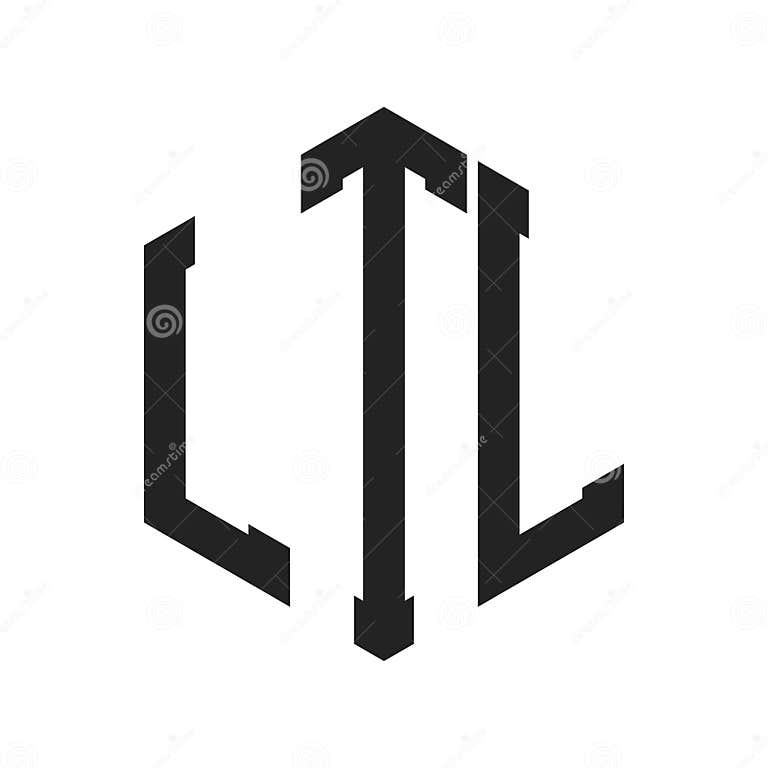 LTL Logo Design. Initial Letter LTL Monogram Logo Using Hexagon Shape ...