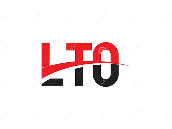 LTO Letter Initial Logo Design Stock Vector - Illustration of creative ...