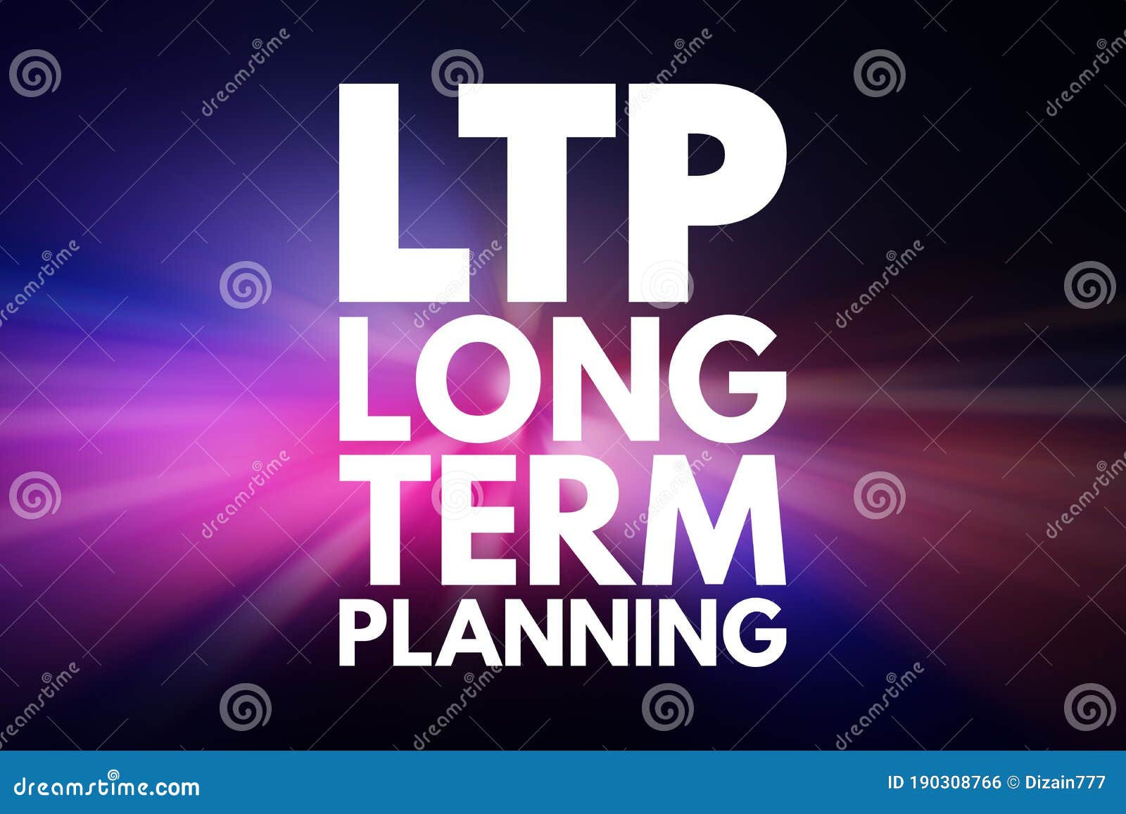 LTP - Long-Term Planning Acronym, Health Concept Background Stock ...