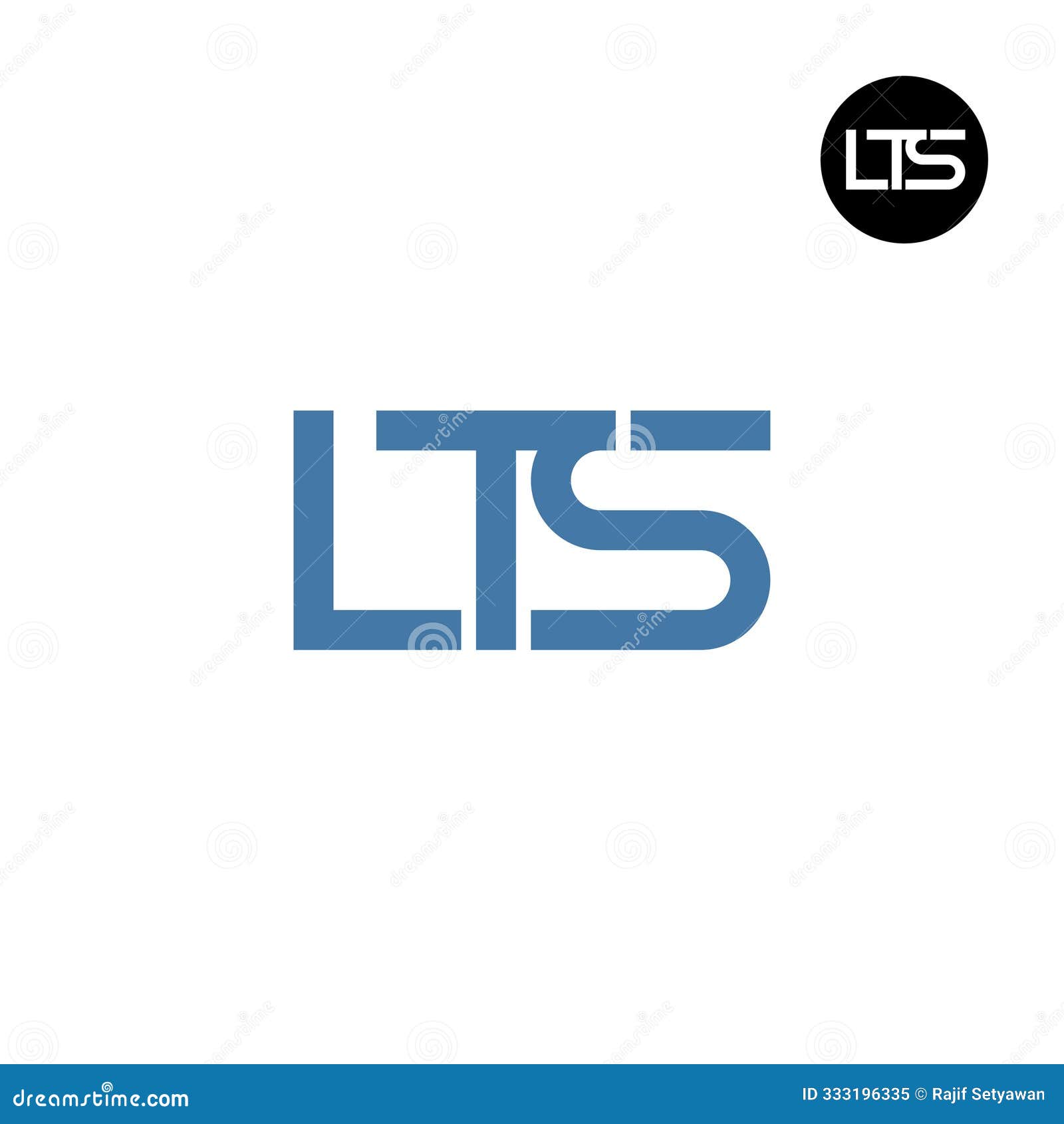 LTS Logo Letter Monogram Design Stock Vector - Illustration of ...