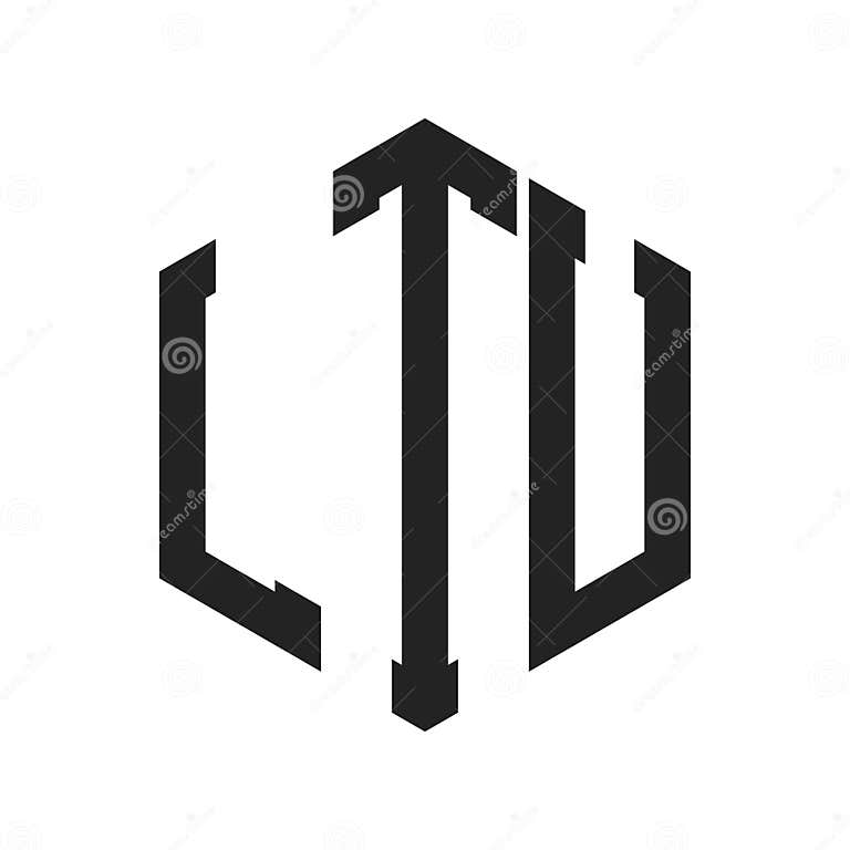 LTU Logo Design. Initial Letter LTU Monogram Logo Using Hexagon Shape ...