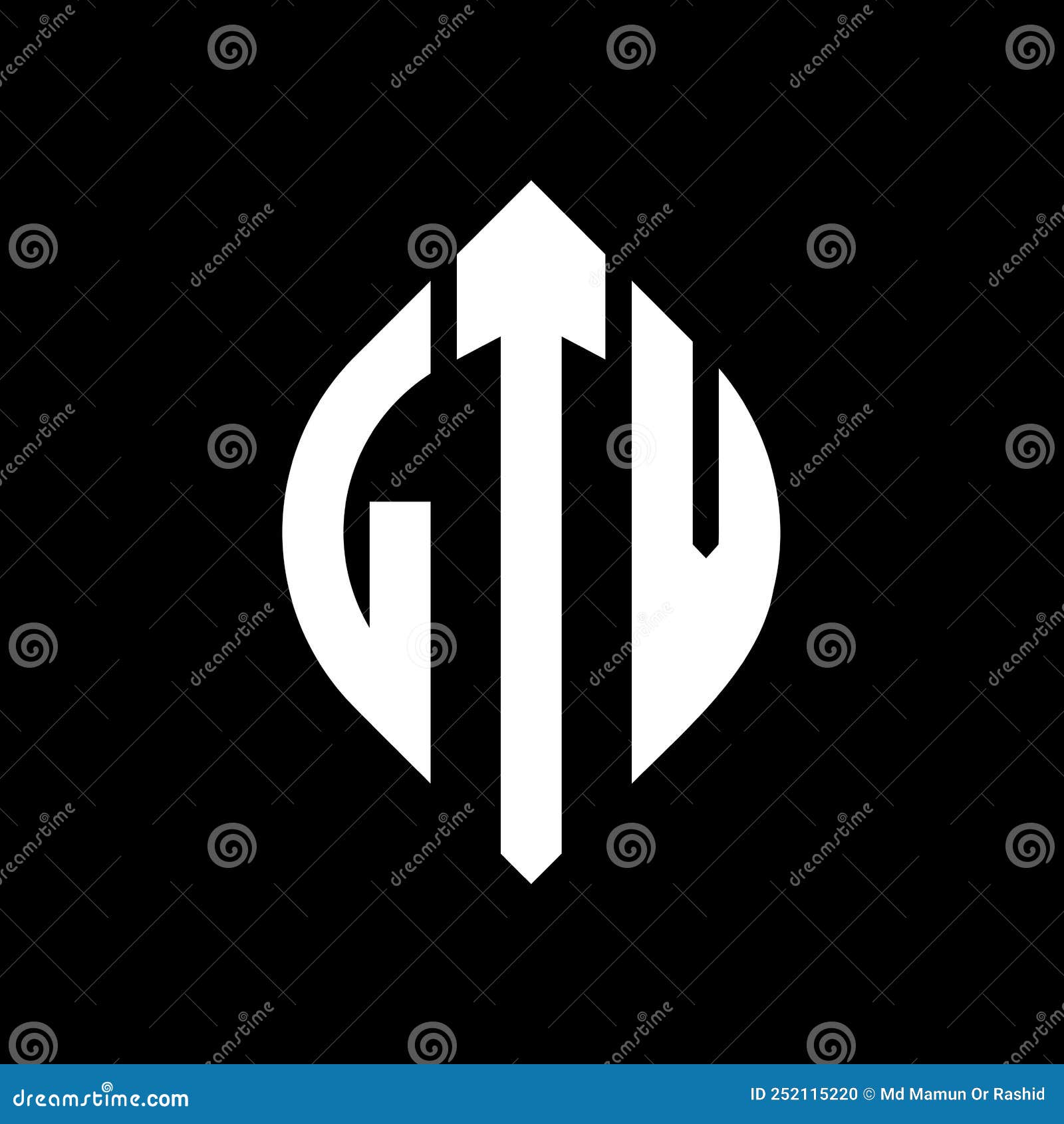 LTV Circle Letter Logo Design with Circle and Ellipse Shape. LTV ...
