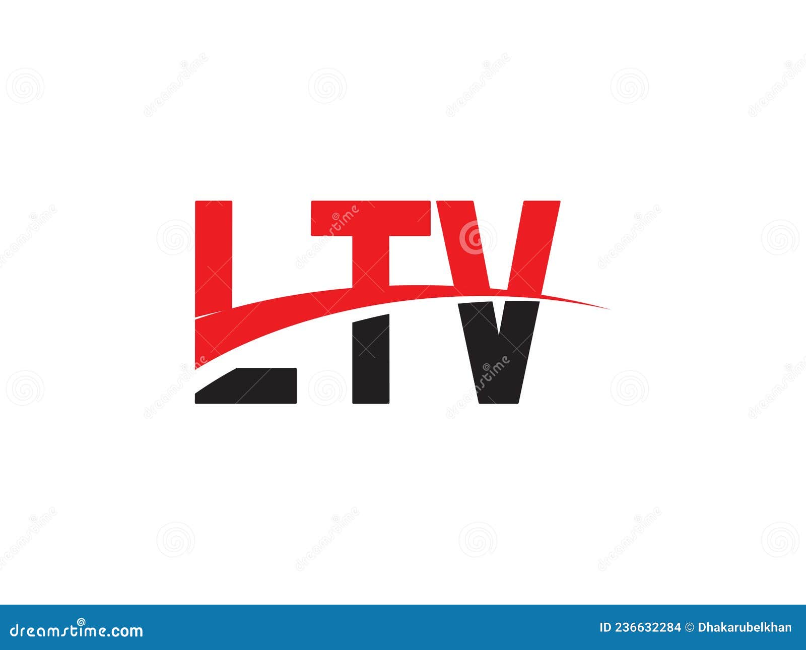 LTV Letter Initial Logo Design Stock Vector - Illustration of corporate ...