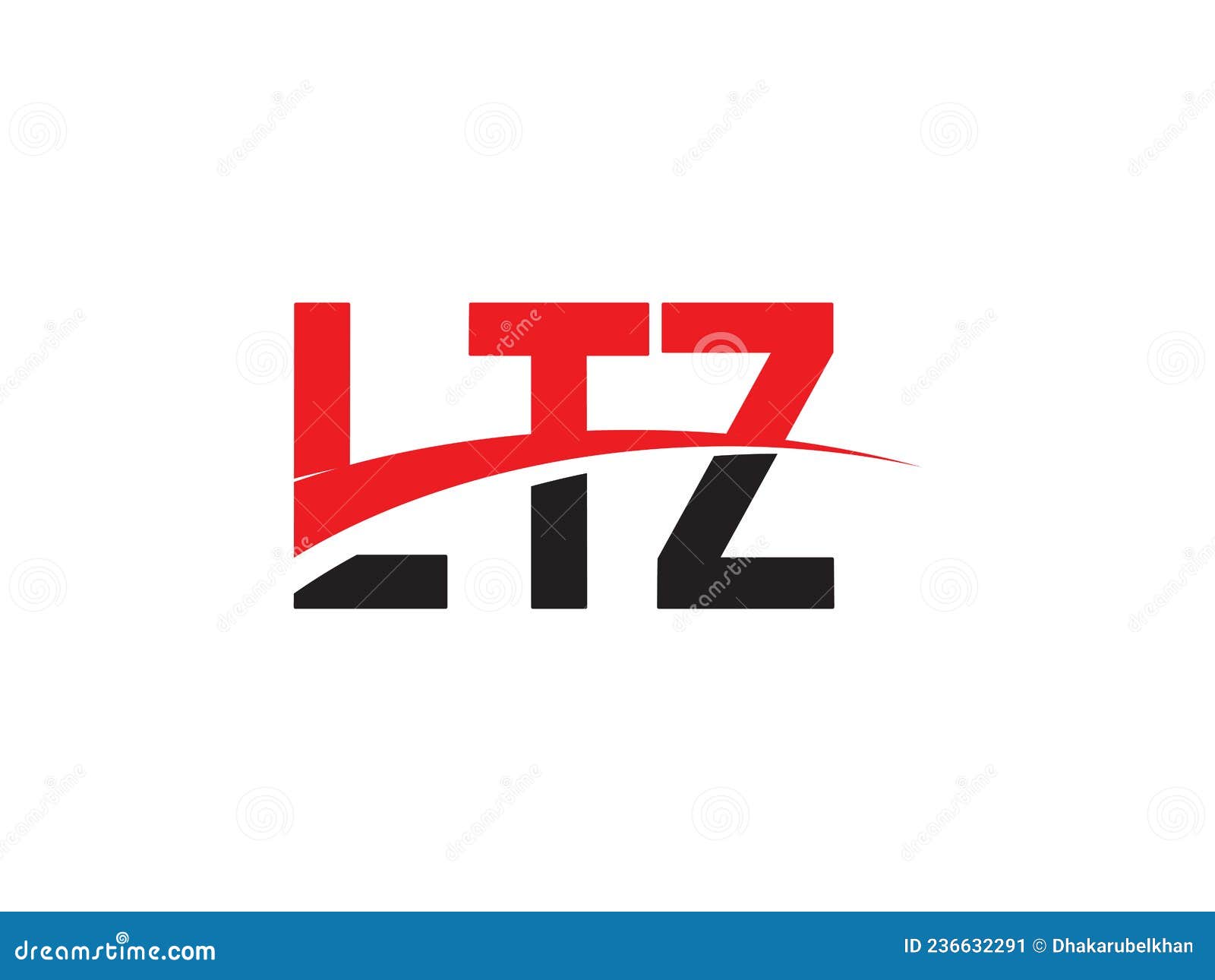 LTZ Letter Initial Logo Design Stock Vector - Illustration of element ...