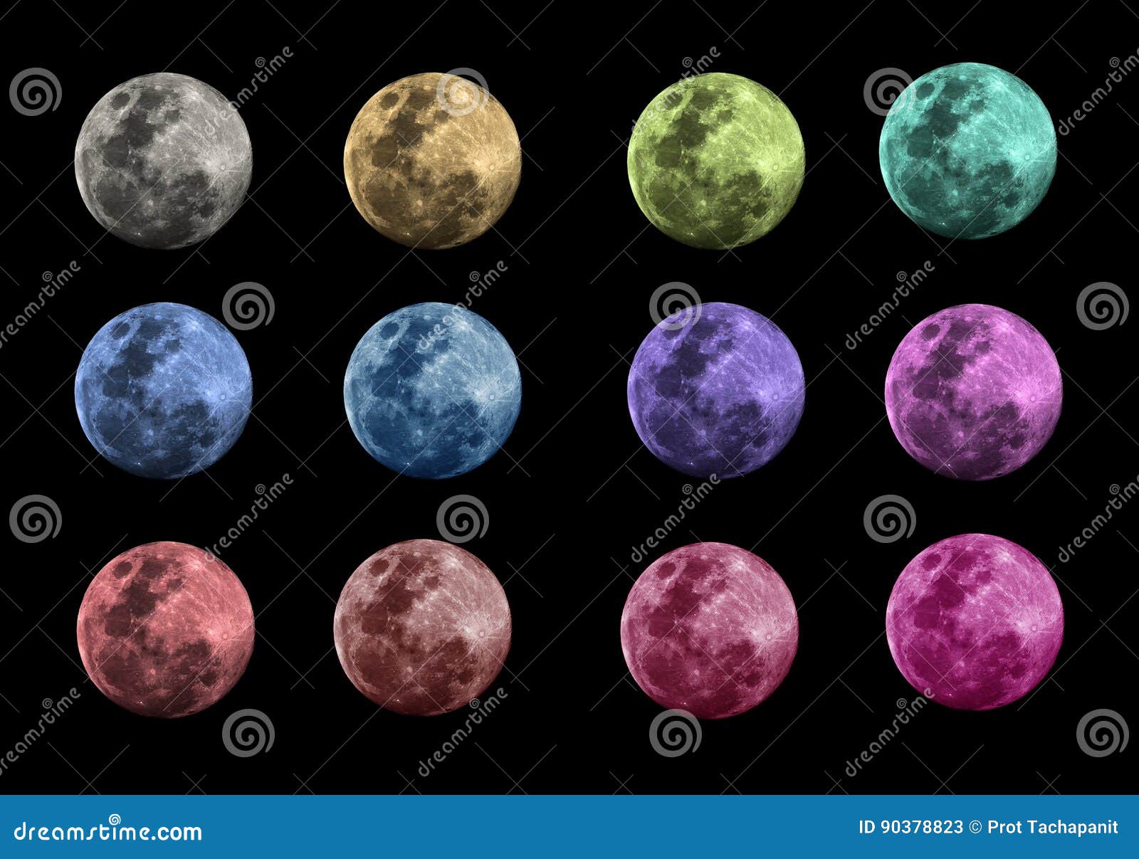 A Lua é Transformada Por Um Conceito Misterioso, Misterioso a Lua é Cor ...