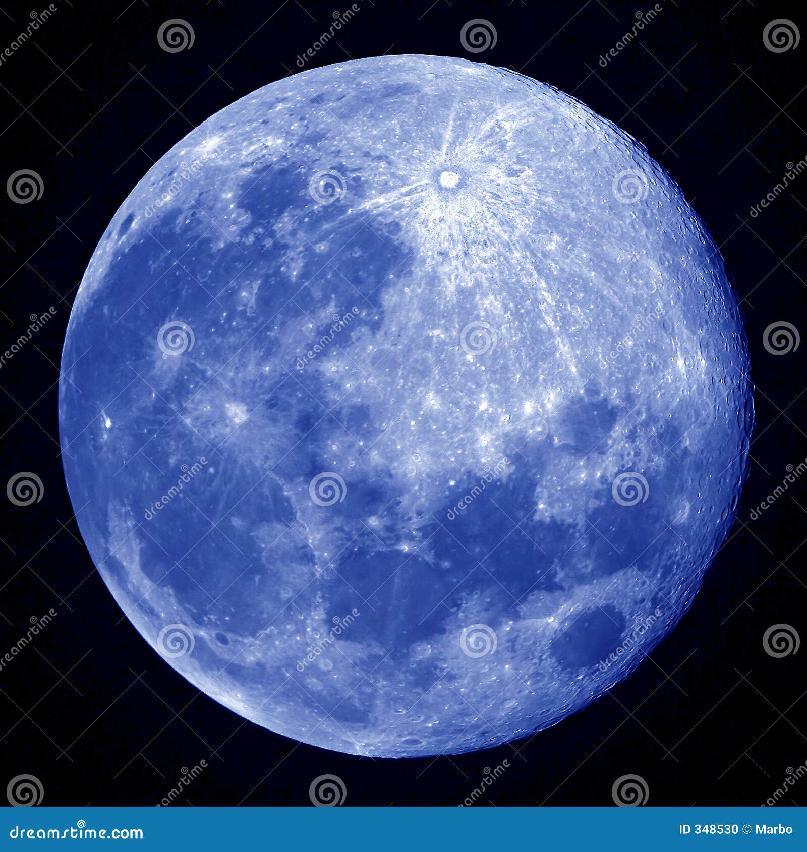 Lua Cheia Azul Real
