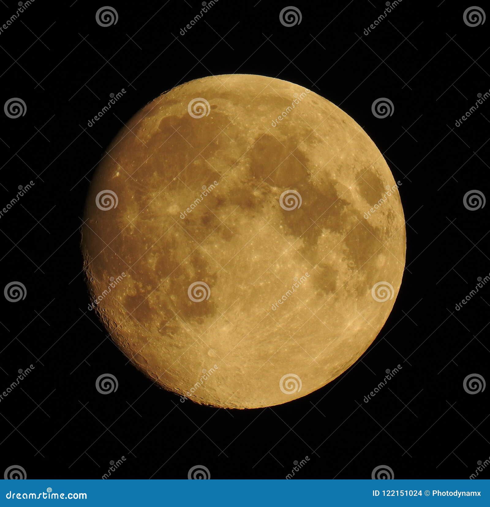 Lua Cheia Que Mostra a Cratera Do Impacto Do Tycho Foto de Stock ...