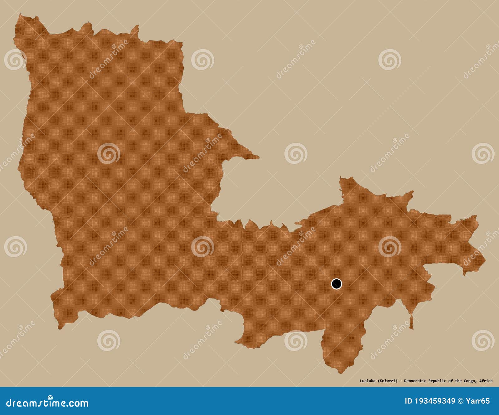 Lualaba, Province of Democratic Republic of the Congo, on Solid ...