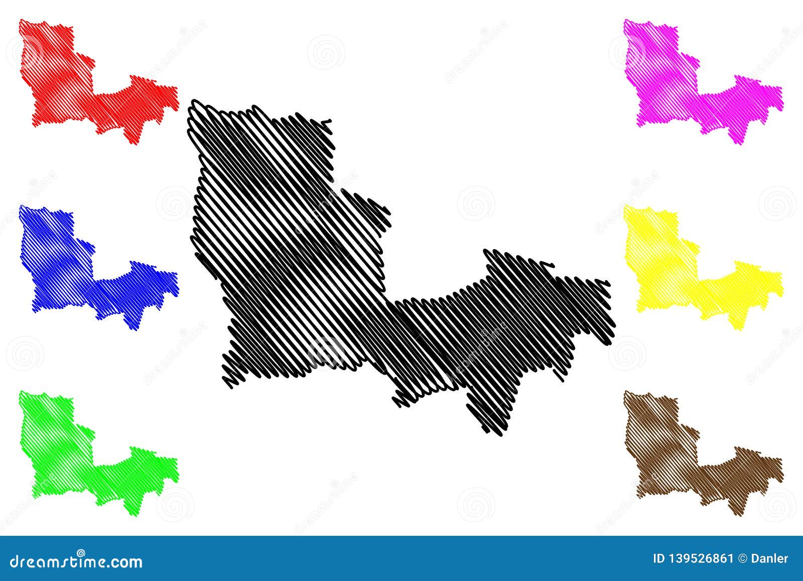 Lualaba Province Map Vector Stock Vector - Illustration of kinshasa ...
