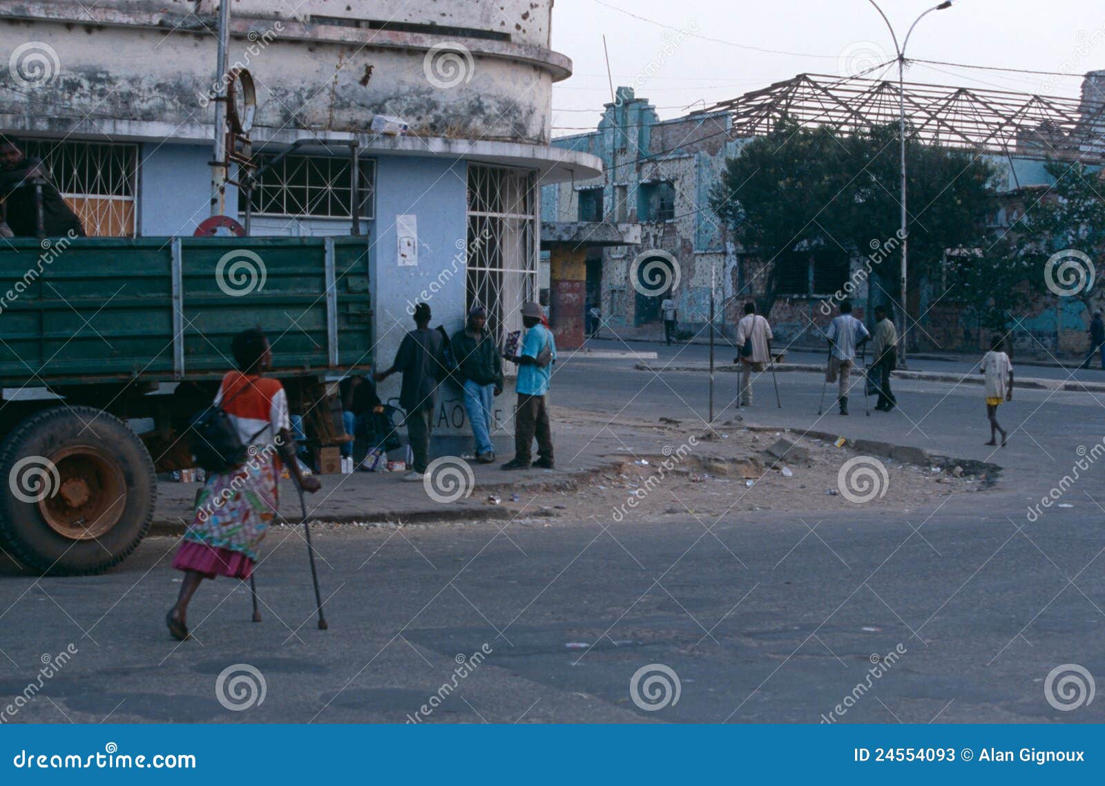 Luanda, Angola editorial stock photo. Image of street - 24554093
