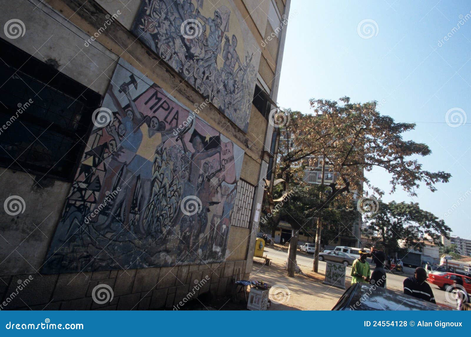 Luanda, Angola editorial stock photo. Image of street - 24554128