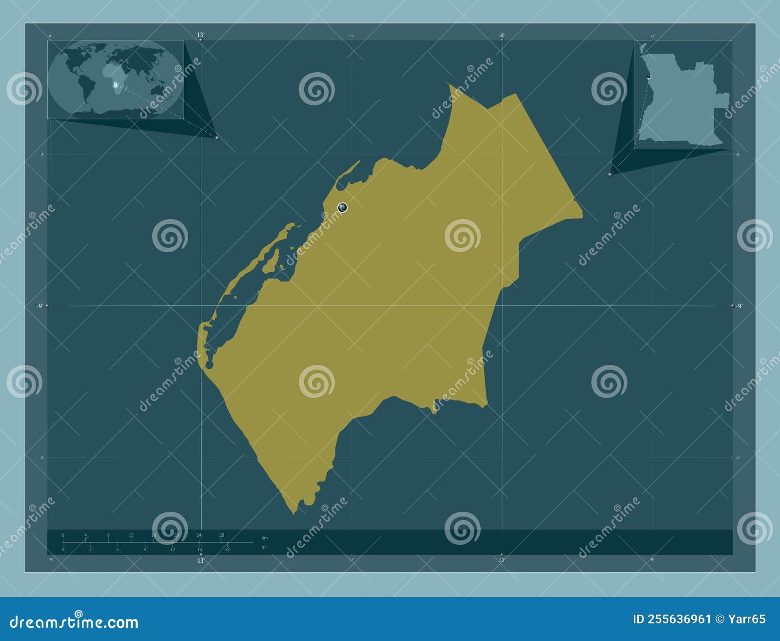 Luanda, Angola. Solid. Capital Stock Illustration - Illustration of ...