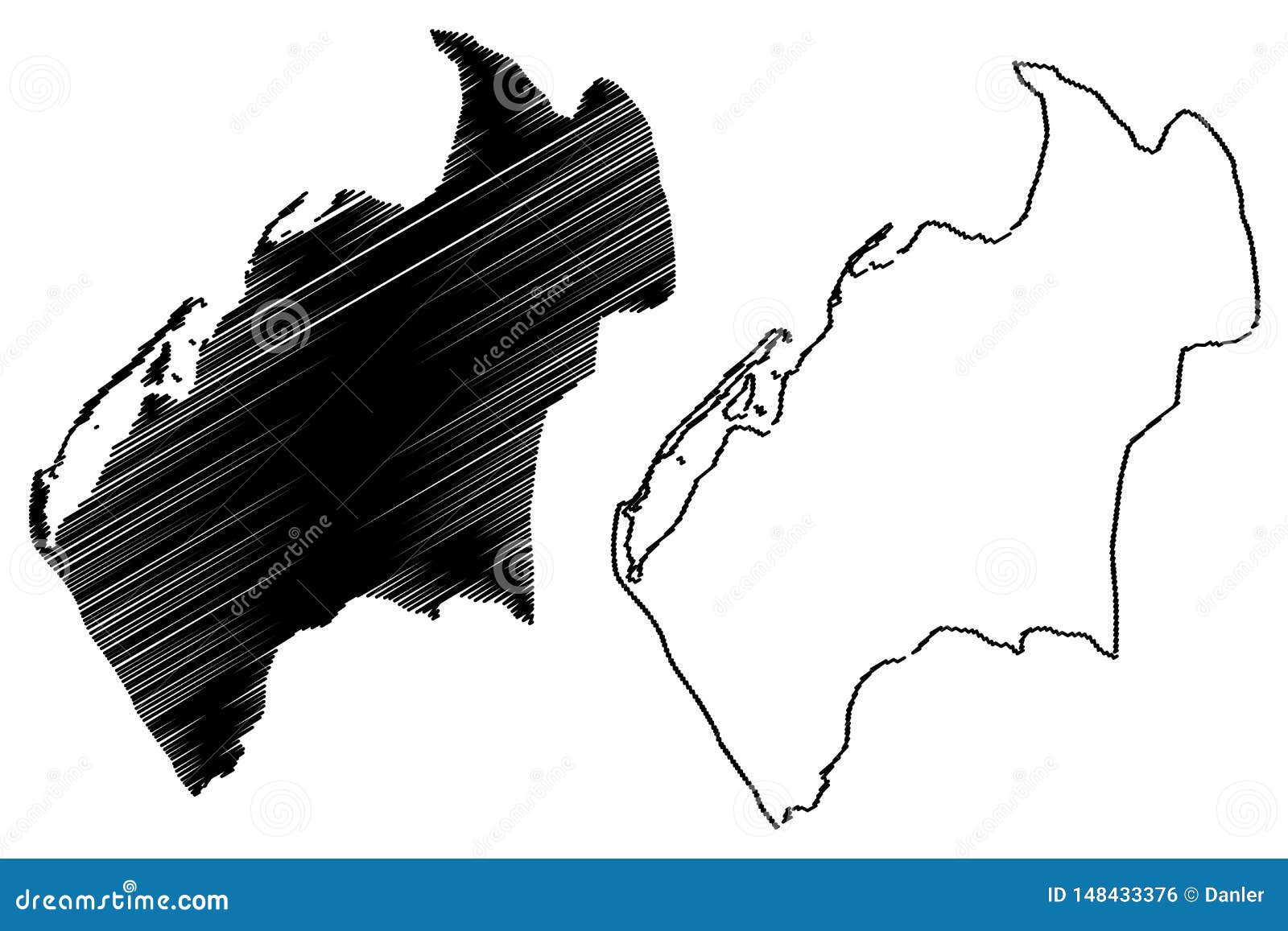 Luanda Province map vector stock vector. Illustration of municipalities - 148433376