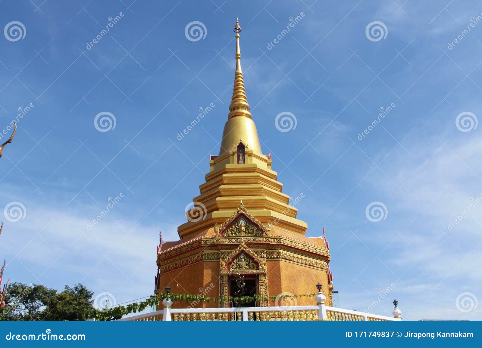 Luang Pho Eae Temple stock image. Image of khao, bamboo - 171749837