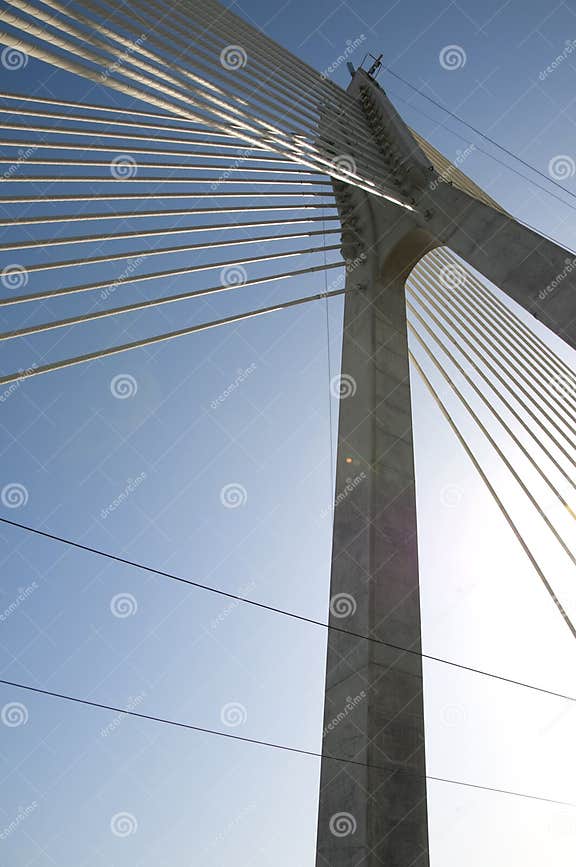 Luas Bridge editorial stock photo. Image of white, symbol - 10888633