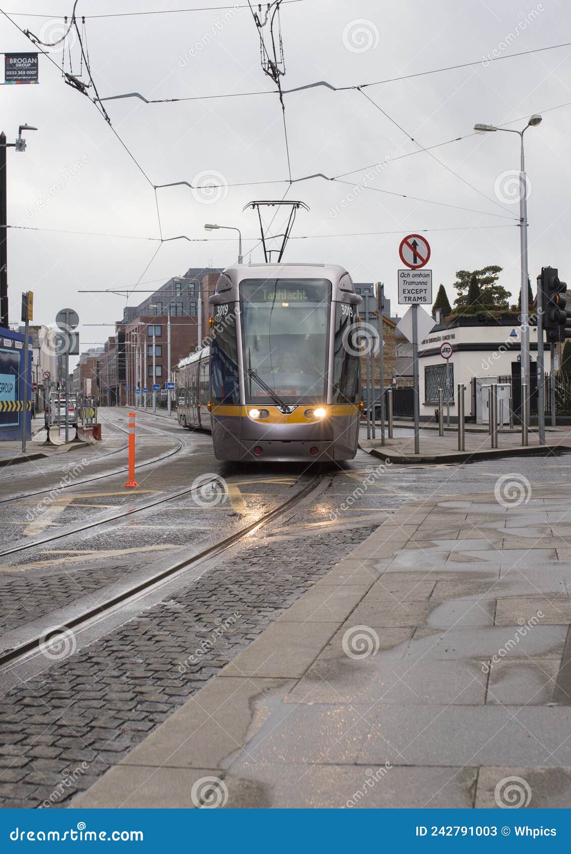 Luas, Tram Light Rail System. Dublin, Ireland Editorial Stock Photo ...
