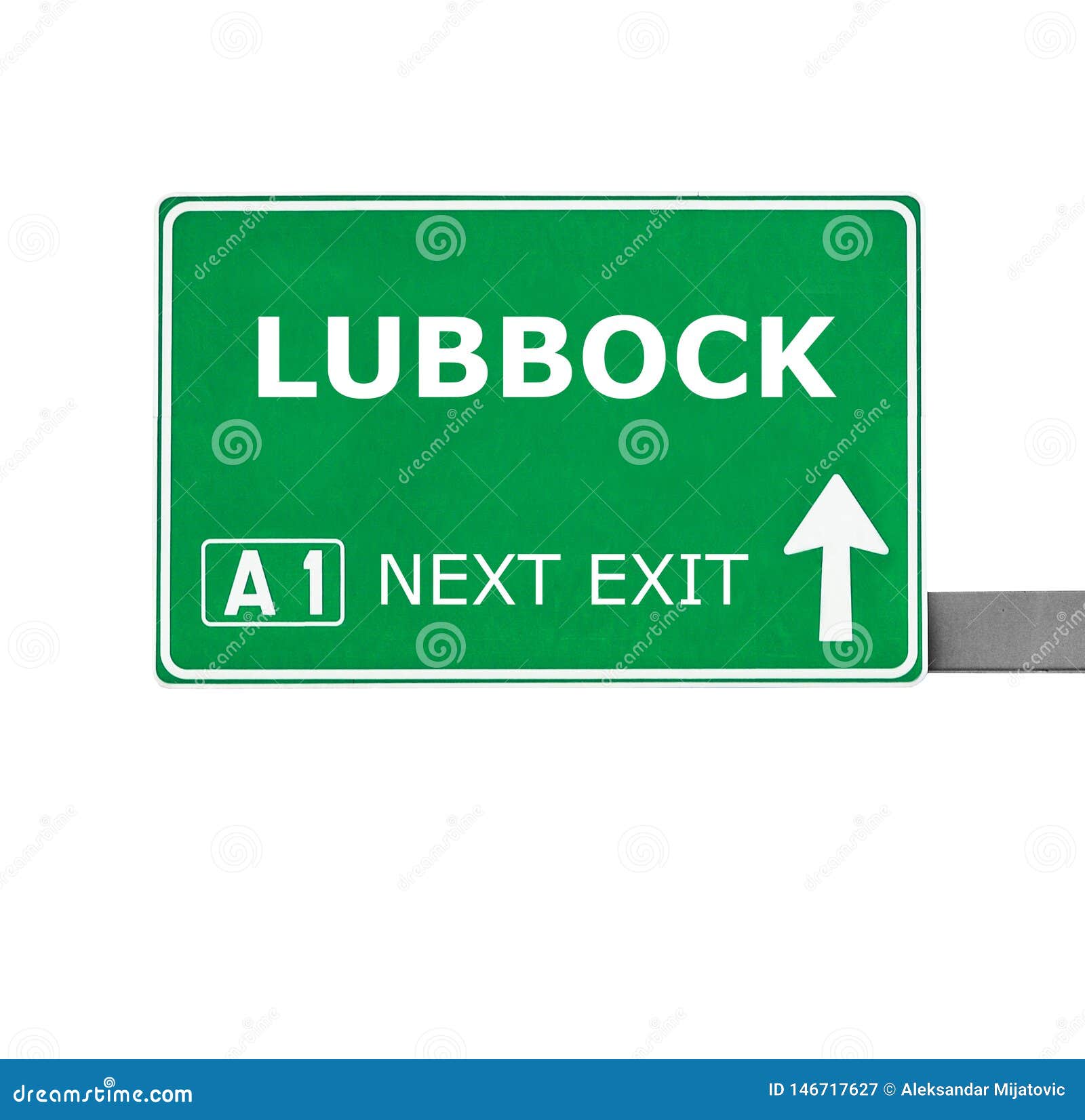 LUBBOCK Road Sign Isolated on White Stock Image - Image of isolated, road: 146717627