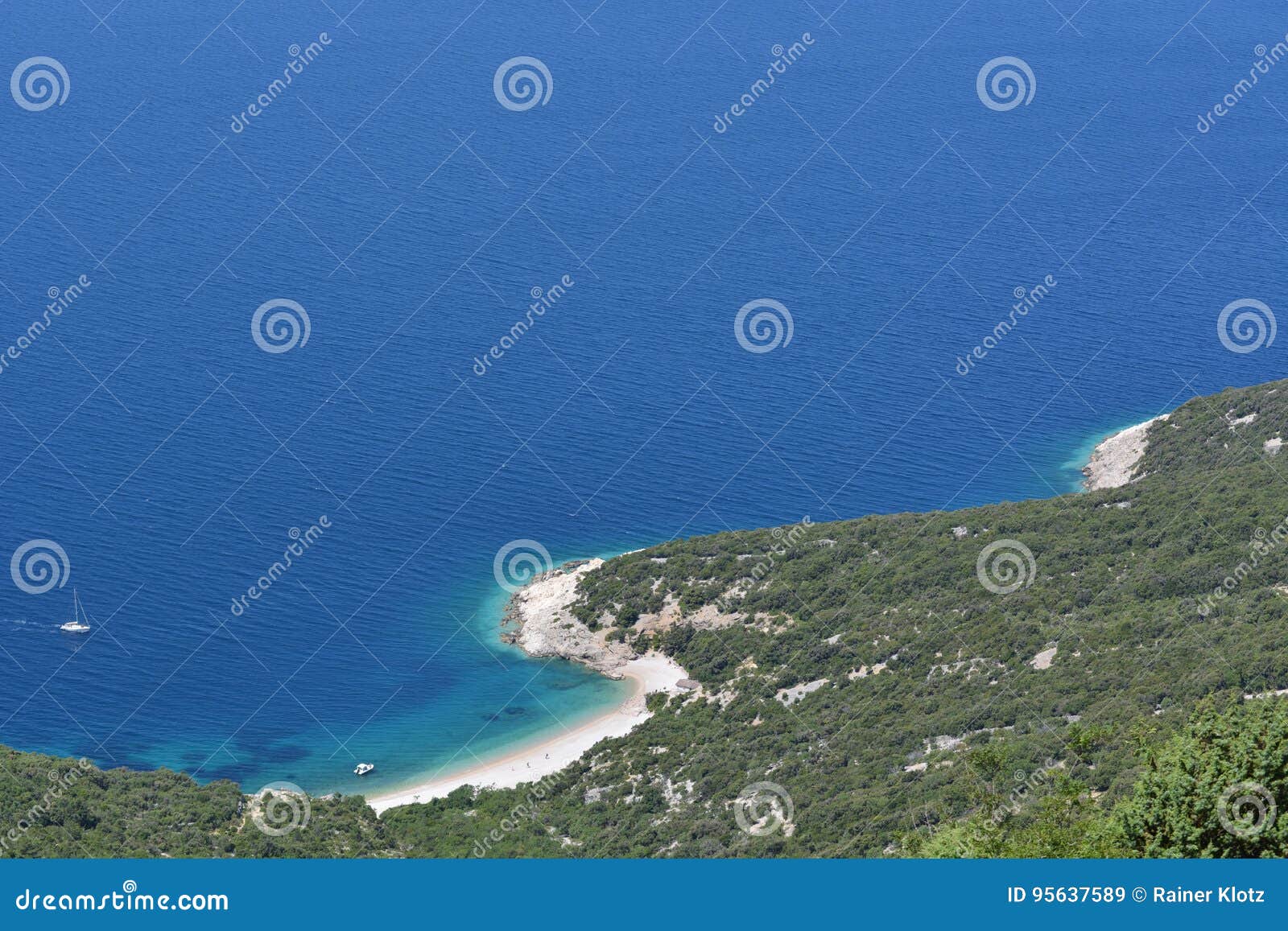 Lubenice海滩 库存图片. 图片 包括有 伊万, 黑暗, 海运, 小山, 欧洲, 田园诗, 汽艇, 节假日 - 95637589