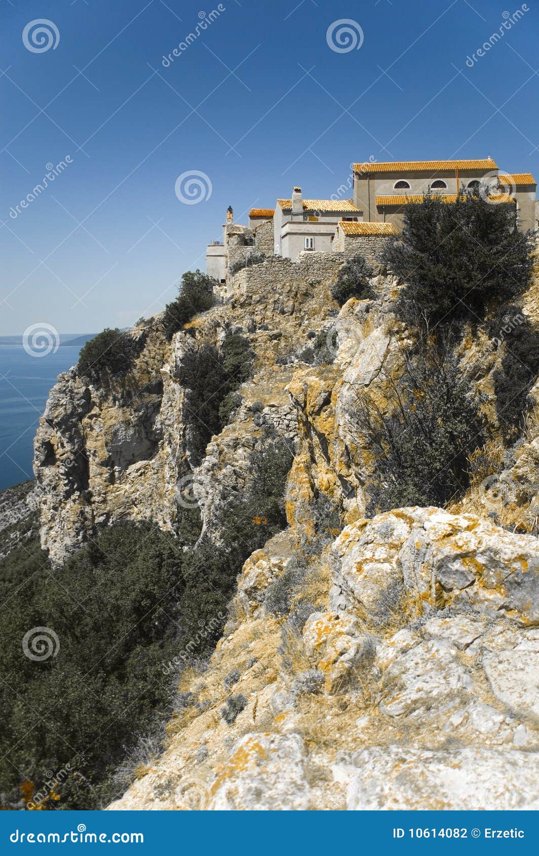 Lubenice stock photo. Image of bush, rock, stone, blue - 10614082