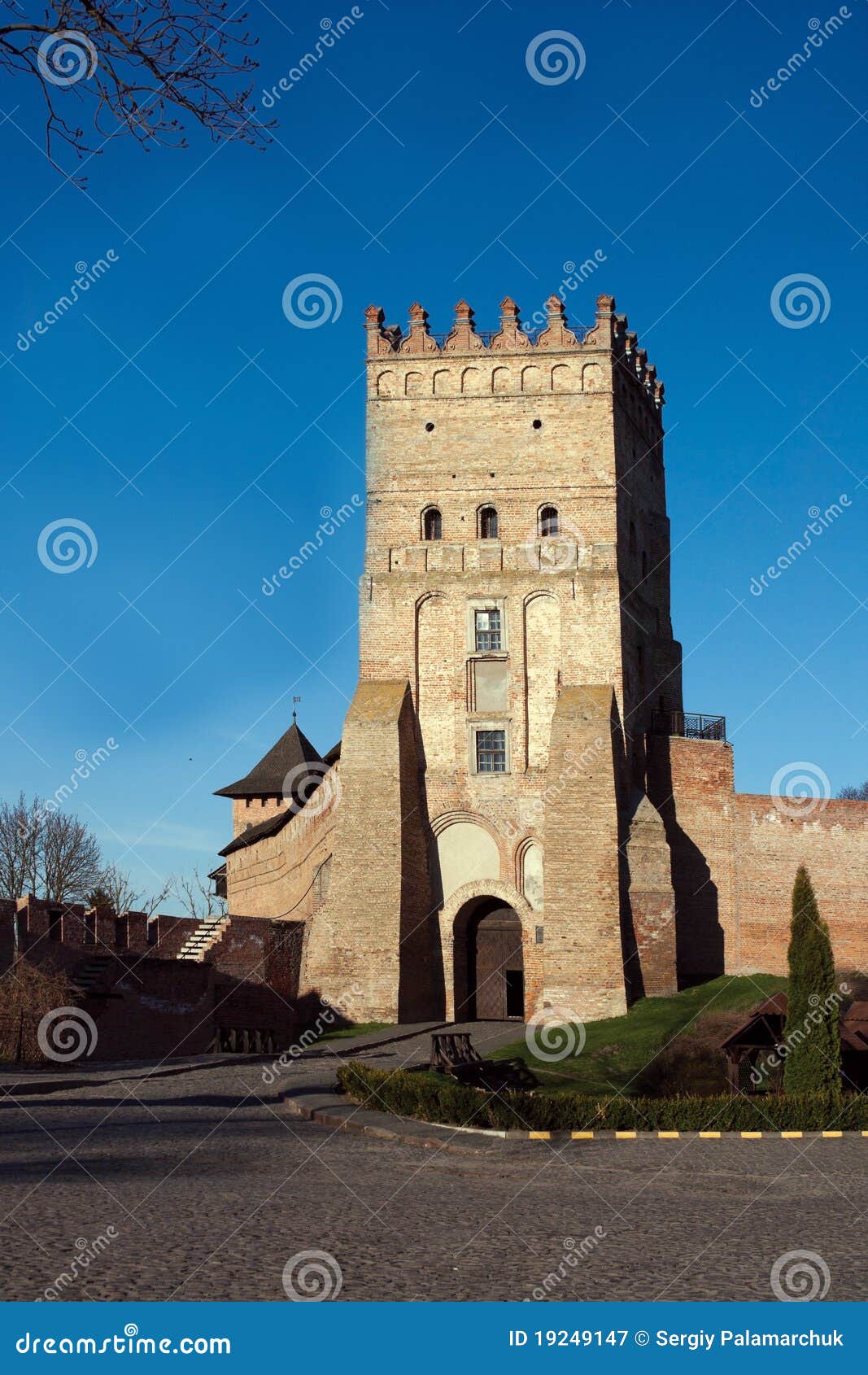 Lubert castle in Lutsk stock image. Image of landmark - 19249147