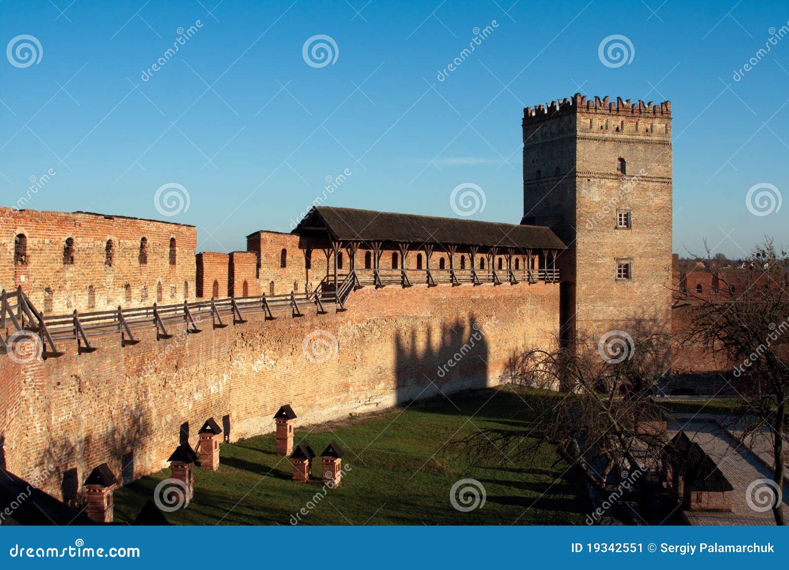 Lubert castle in Lutsk stock image. Image of building - 19342551