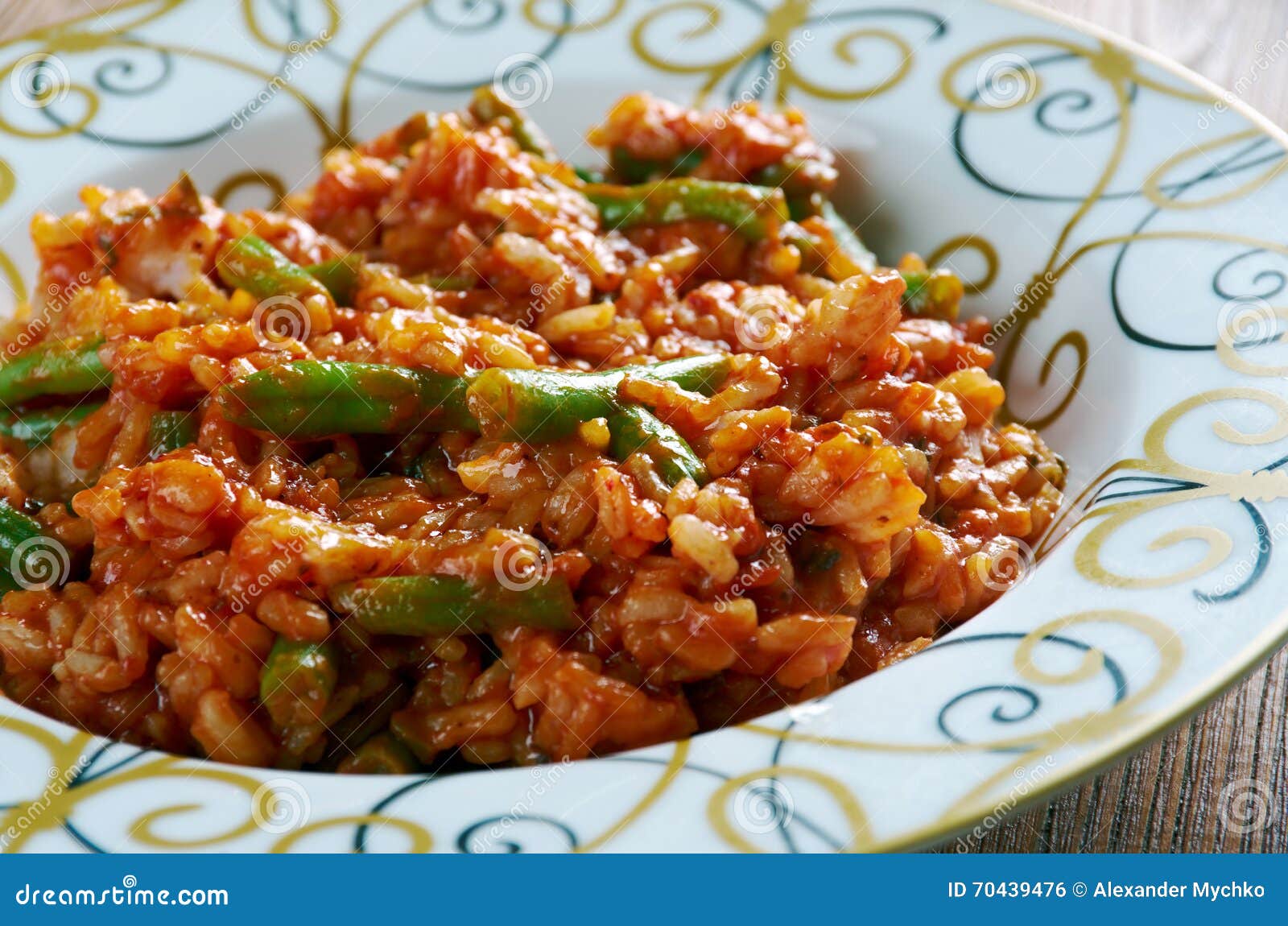 Lubia Polo stock photo. Image of sweet, vegetarian, persian - 70439476