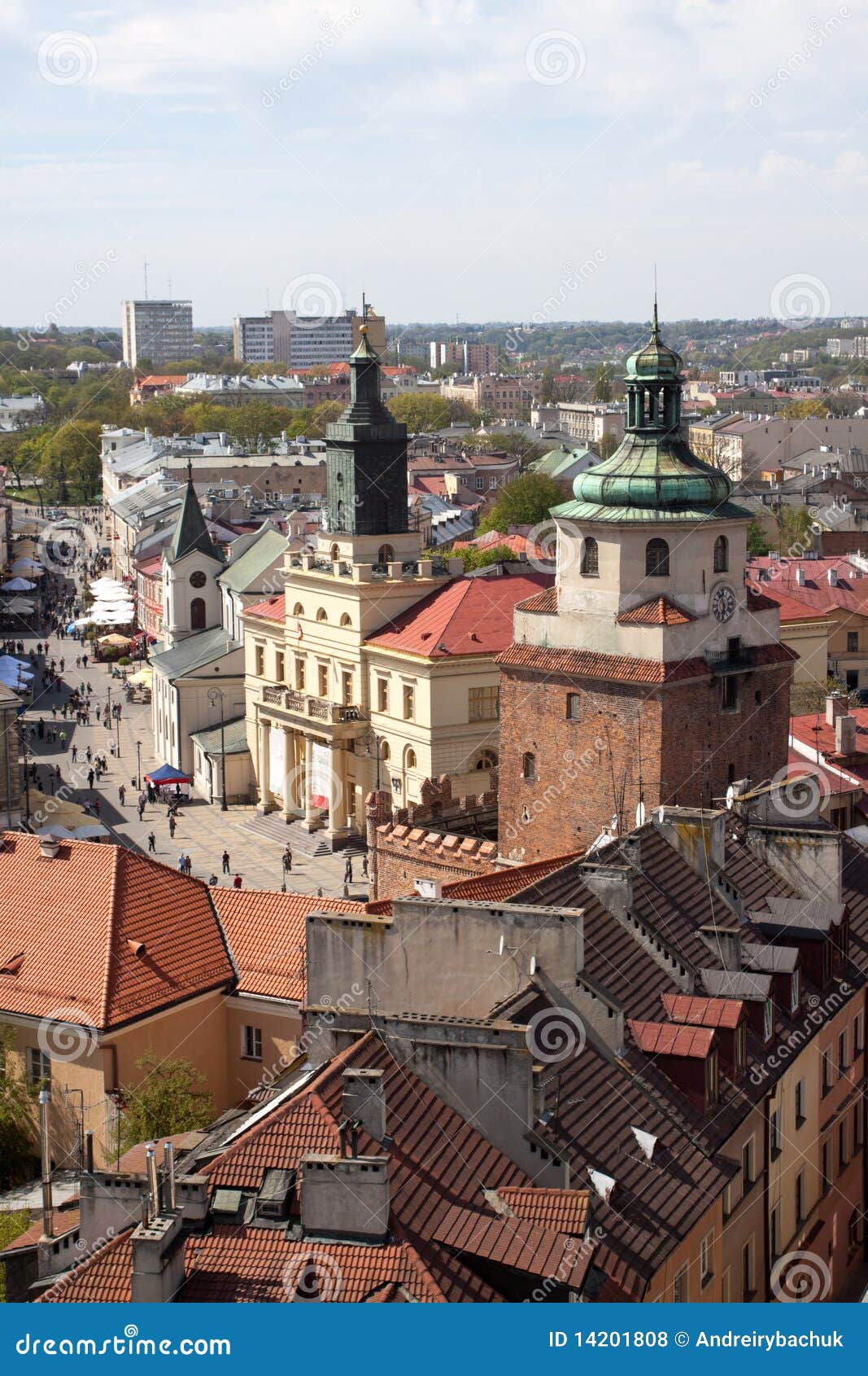 Lublino Sulla Parte Superiore Fotografia Stock - Immagine di europa ...