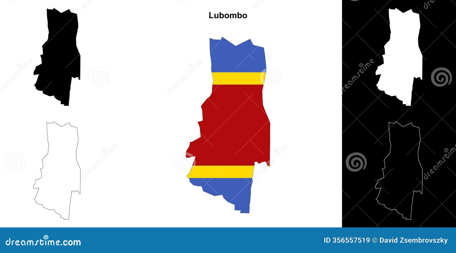 Lubombo Region Swaziland, Kingdom Of Eswatini Map Vector Illustration ...