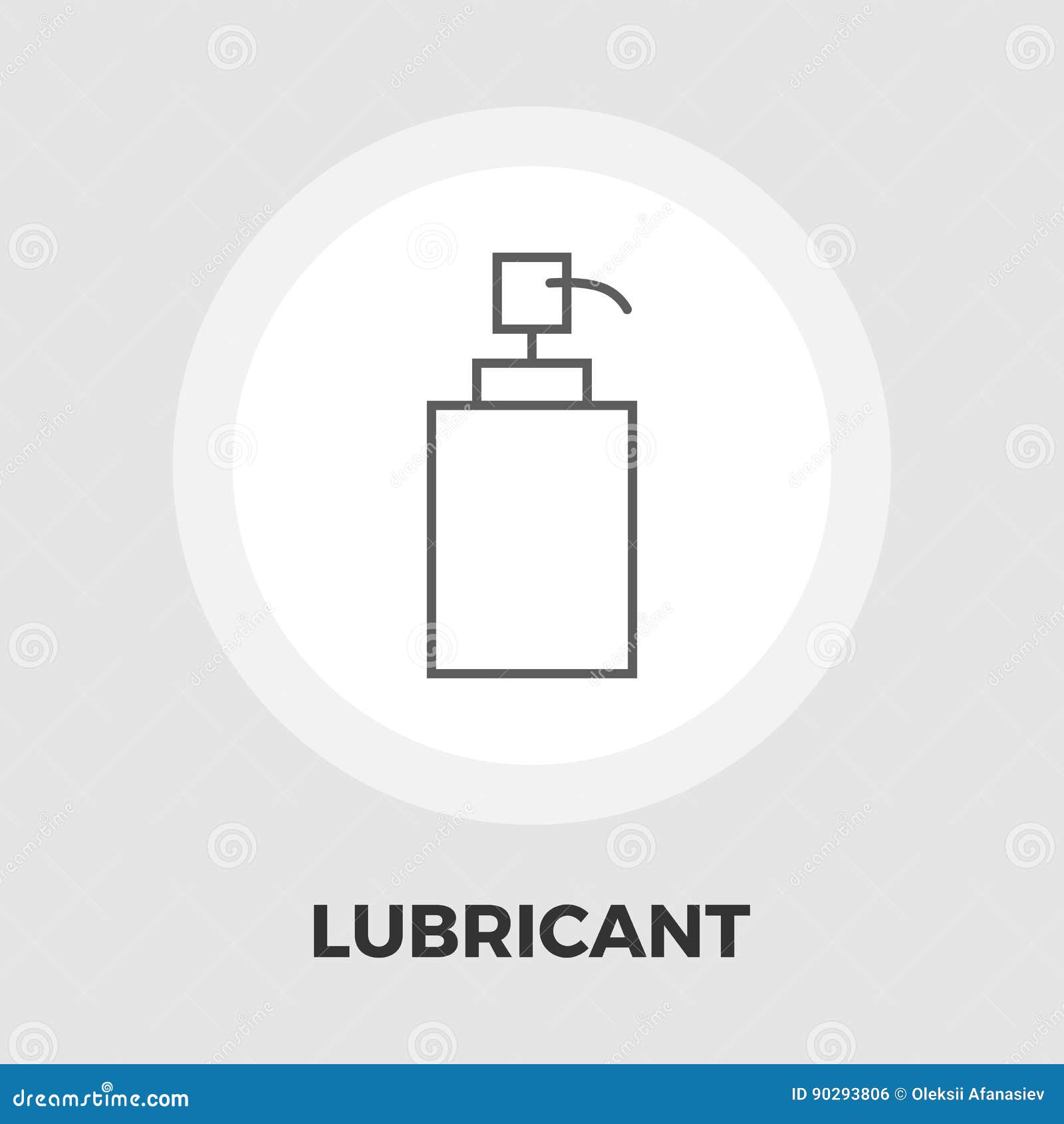 Lubricant flat icon stock vector. Illustration of treatment - 90293806