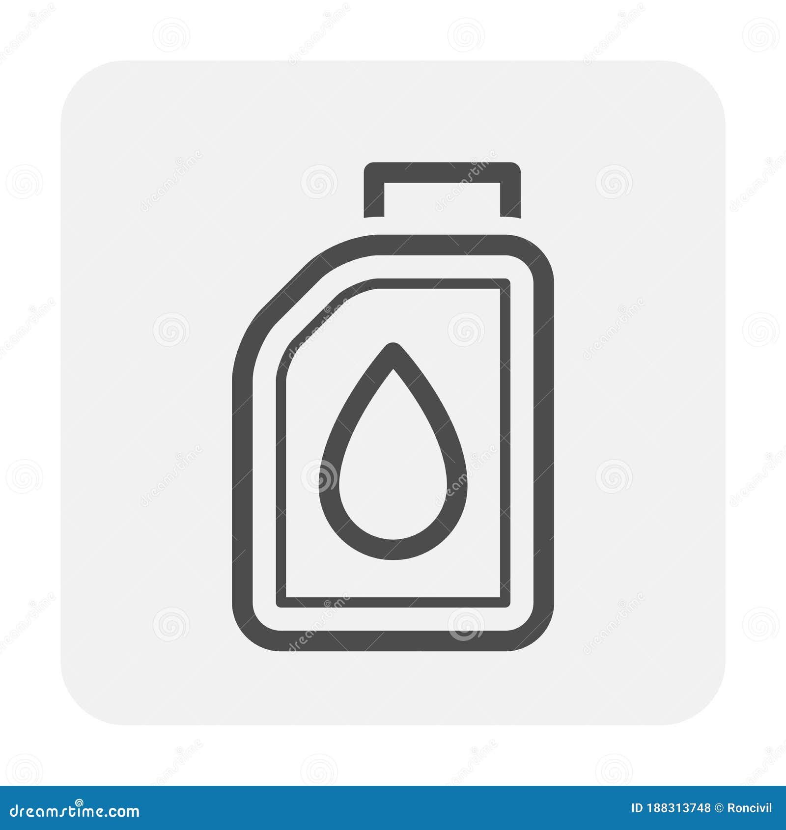 Lubricant oil icon stock vector. Illustration of engine - 188313748