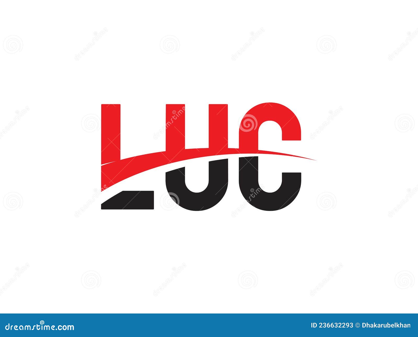 LUC Letter Initial Logo Design Stock Vector - Illustration of graphic ...