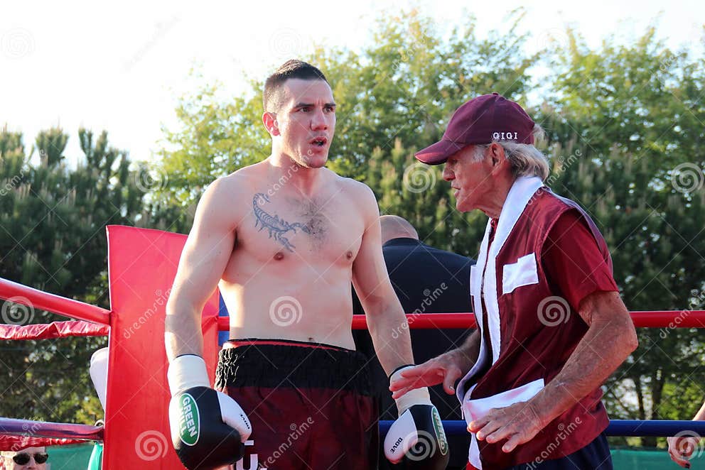 Luca Tassi boxer editorial photography. Image of italy - 24656737