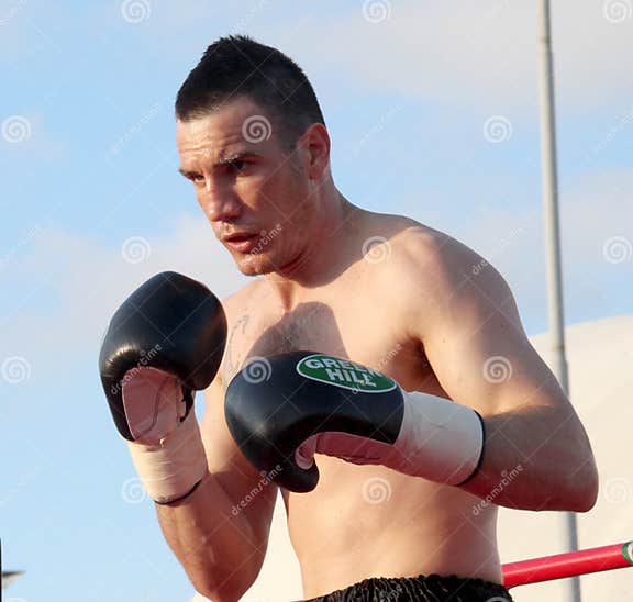 Luca Tassi boxer editorial stock image. Image of super - 24656999