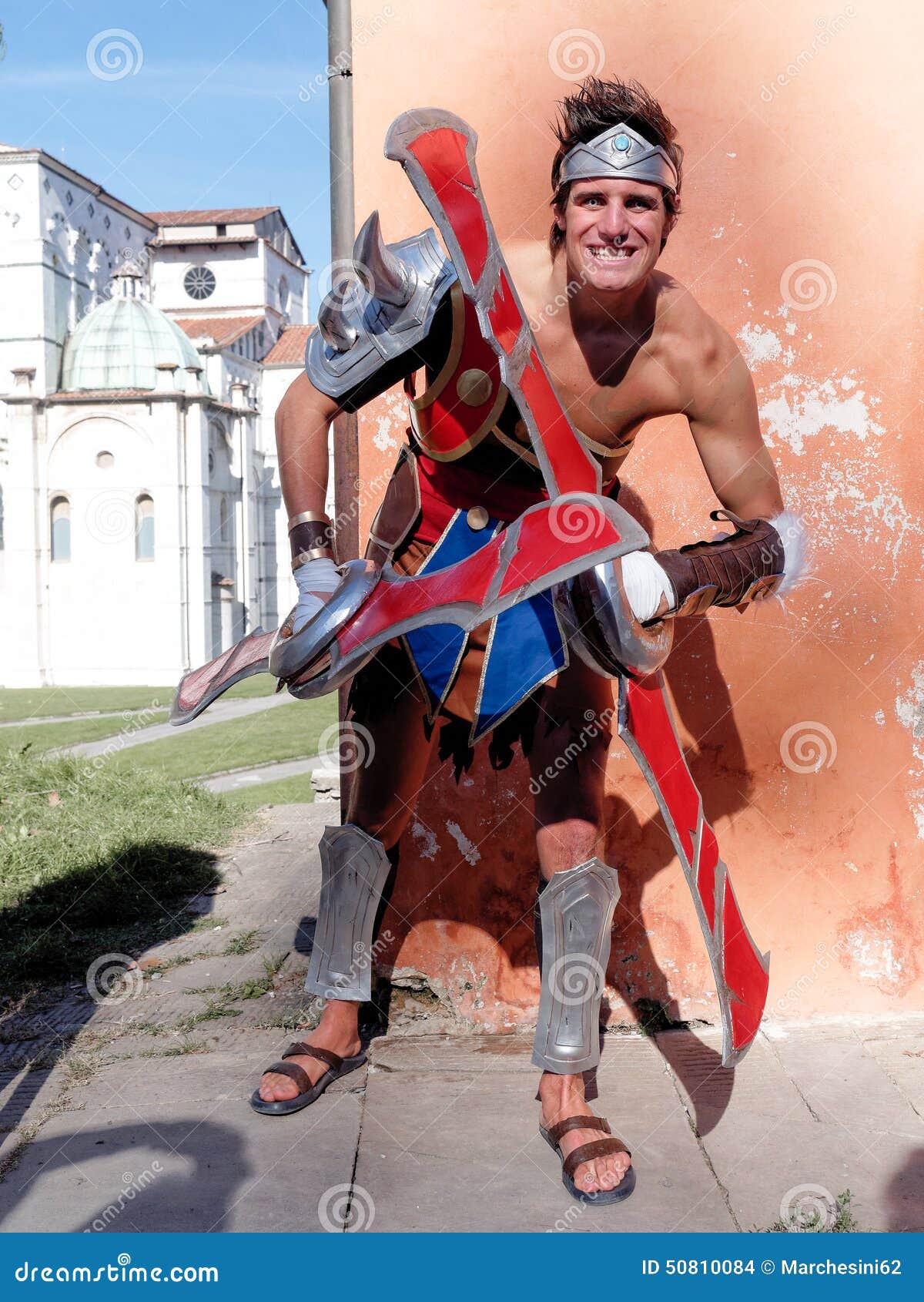 LUCCA, ITALY - November 11: Masks Cartoon Characters at Lucca Editorial ...