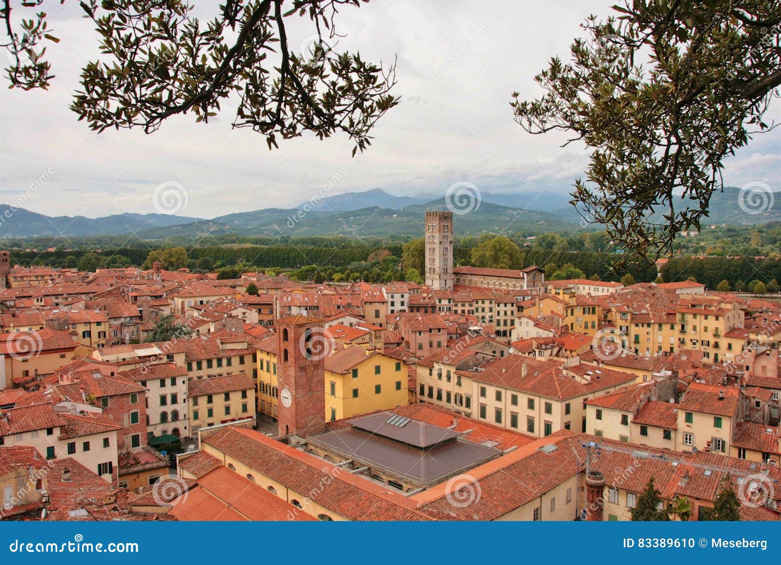 Lucca editorial image. Image of tower, lucca, italy, summer - 83389610